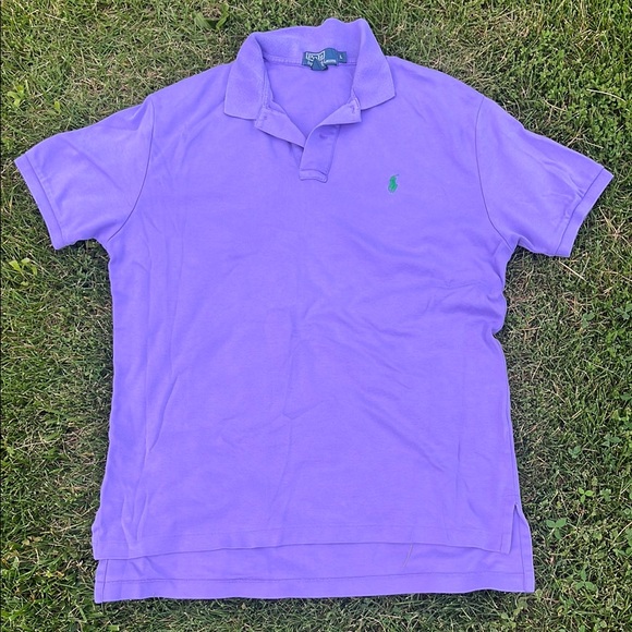 Polo Ralph Lauren | Shirts | Polo By Ralph Lauren Purple Polo Shirt ...